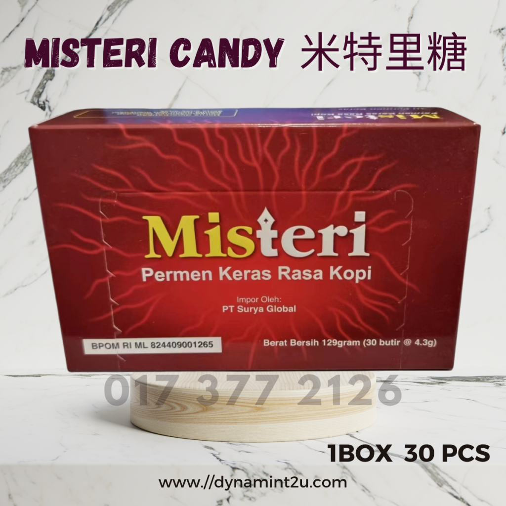 Misteri Candy Permen Kopi Candy Energetic Permen Keperkasaan (Kotak ...