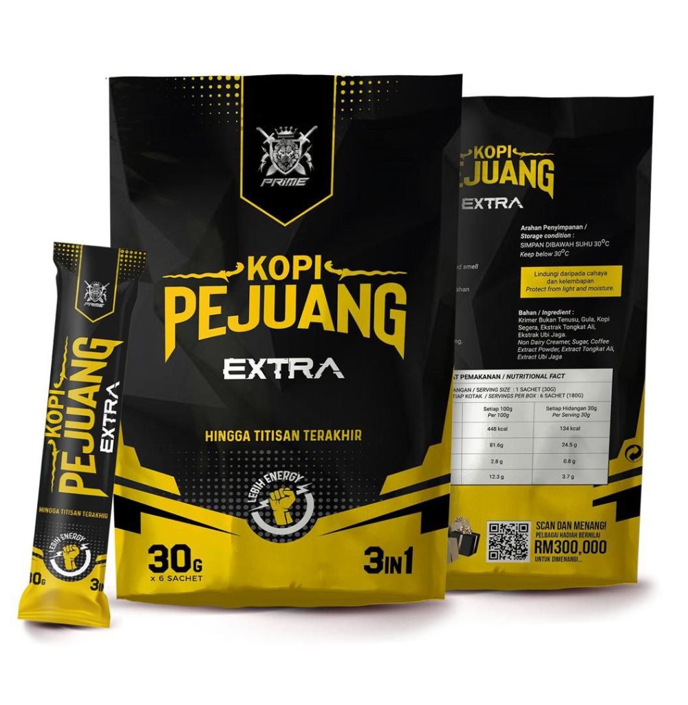 Kopi Pejuang Extra Original HQ (1 pek mengandugi 6 sachet) – Dynamint2u